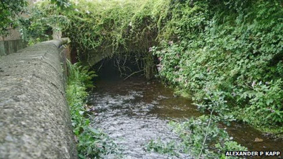 River Darwen uncovered at Shorey Bank after 100 years - BBC News