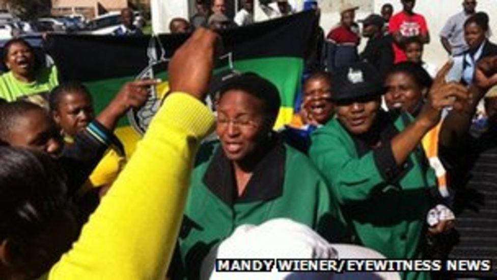 South Africa anger as rape video suspects go to court - BBC News