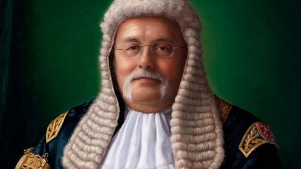 Portrait of Speaker of the House of Keys Juan Watterson unveiled - BBC News