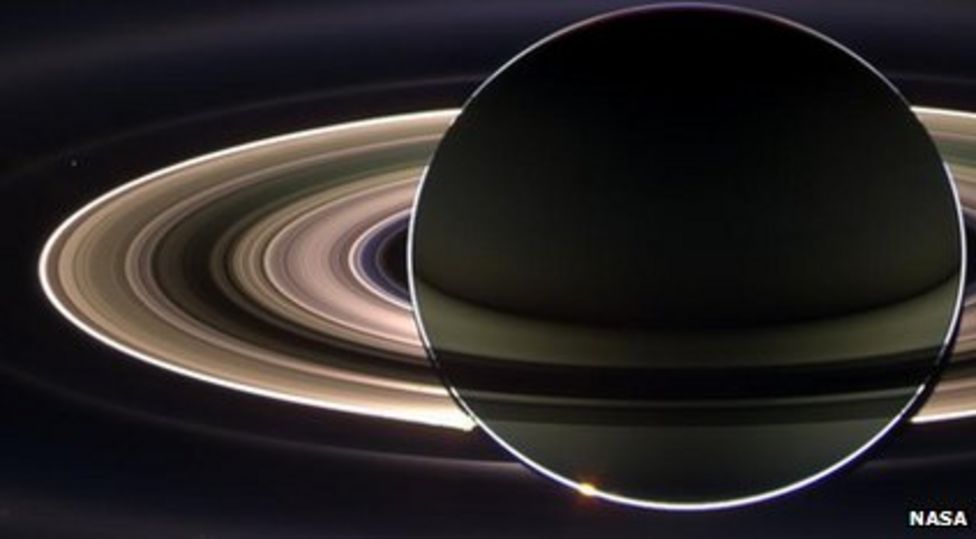 Giant space 'snowballs' hit Saturn's outermost ring - BBC Newsround