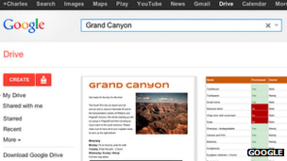 Google Drive to offer free storage in the cloud - BBC News