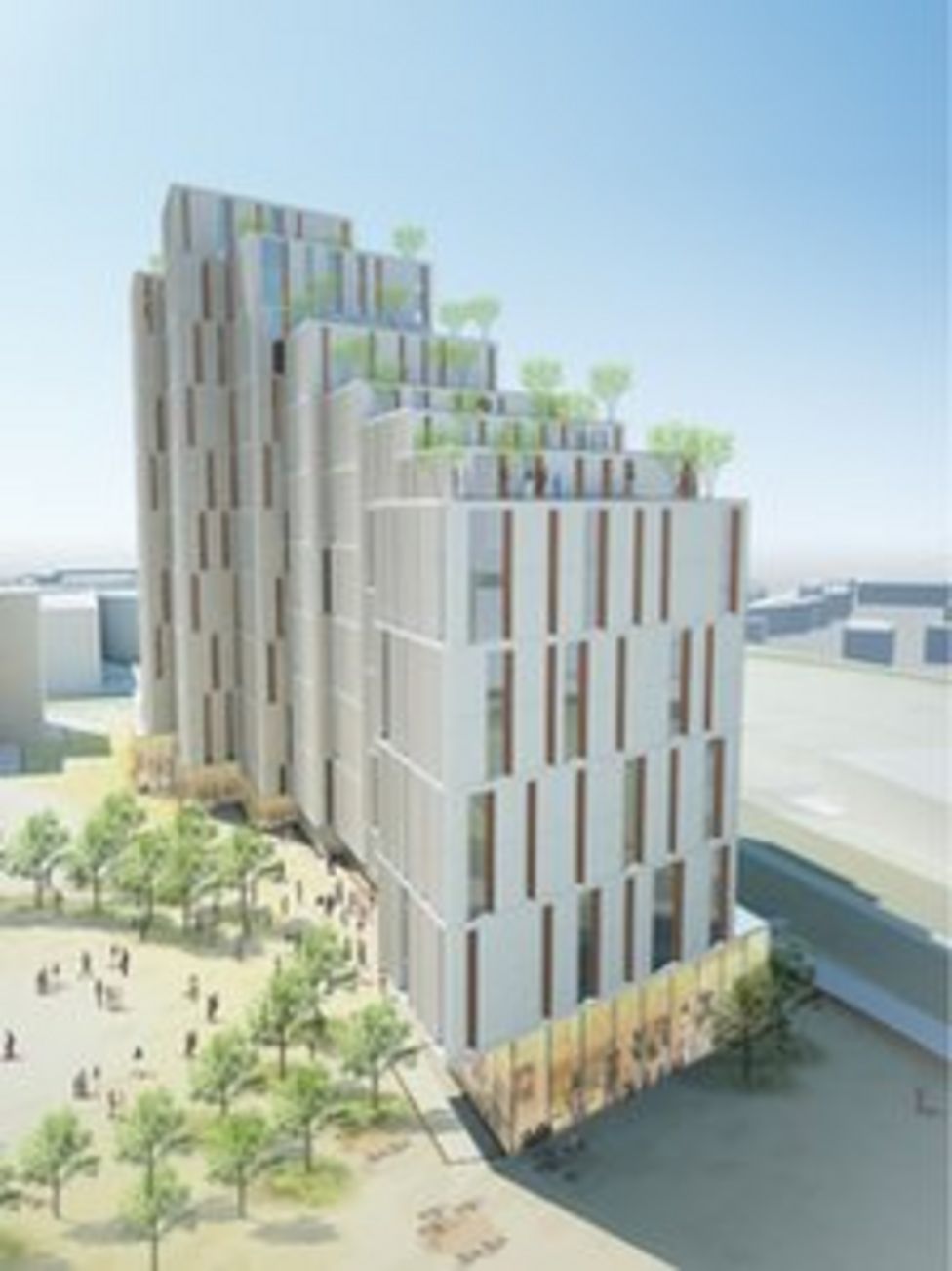 Plans to demolish Bracknell's 3M building approved - BBC News