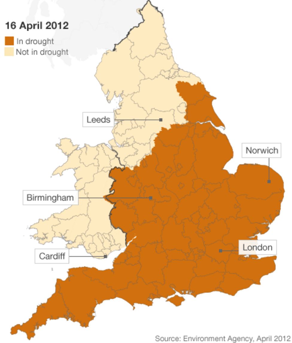 Caroline Spelman: Dry winter may mean standpipes in 2013 - BBC News
