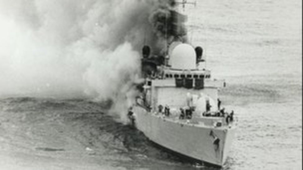 HMS Sheffield Falklands anniversary: City's reaction to tragedy - BBC News