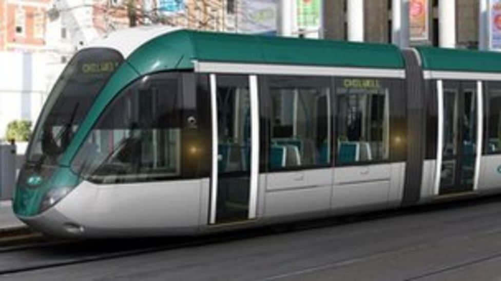 Nottingham's new tram design unveiled - BBC News