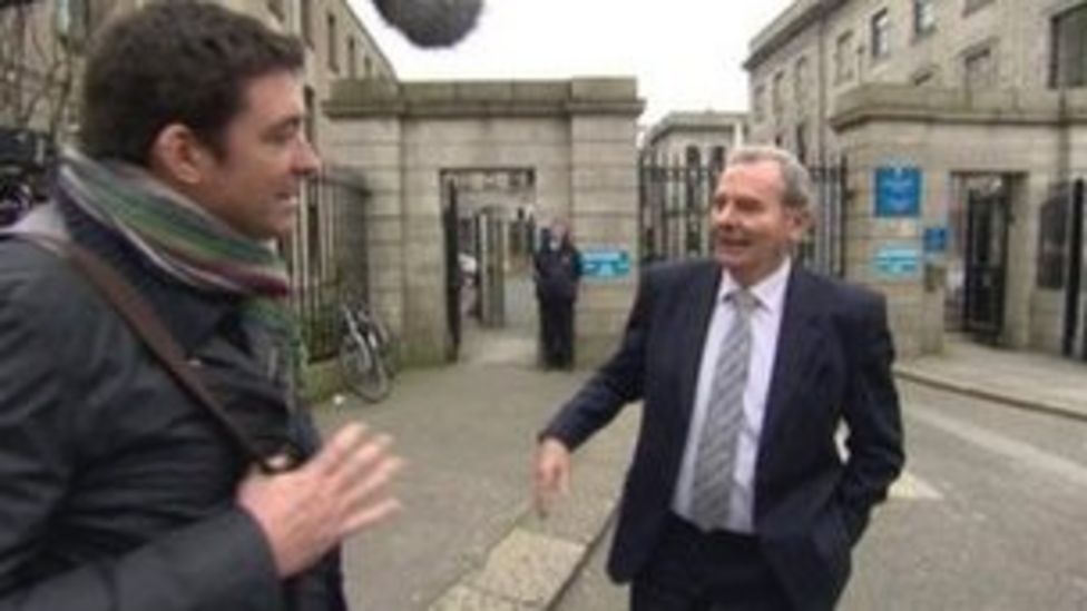 Sean Quinn Spotlight tracks down company - BBC News