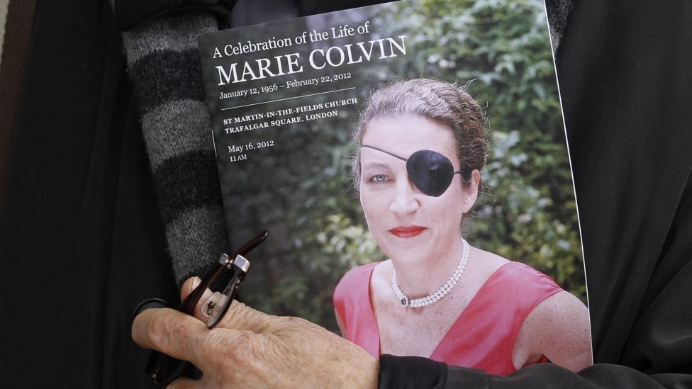 Marie Colvin: Syrian government found liable for US reporter's death ...