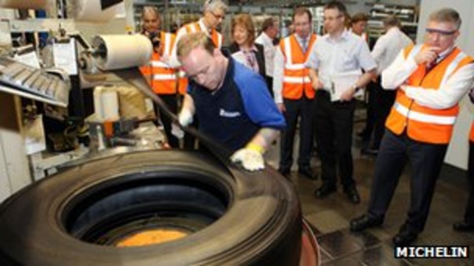 Stoke's Michelin factory feels effects of £20m investment - BBC News