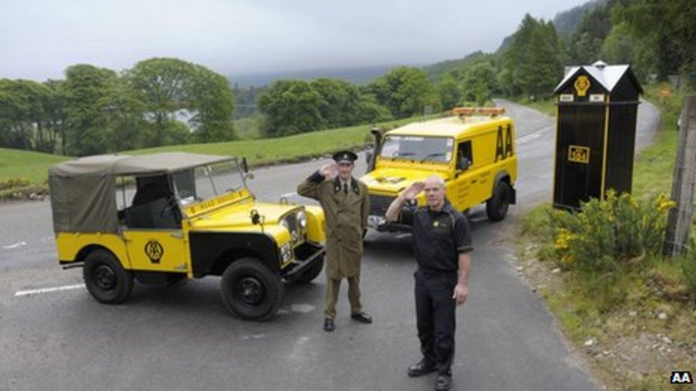 Diamond Jubilee: AA brings back Highland Patrol - BBC News