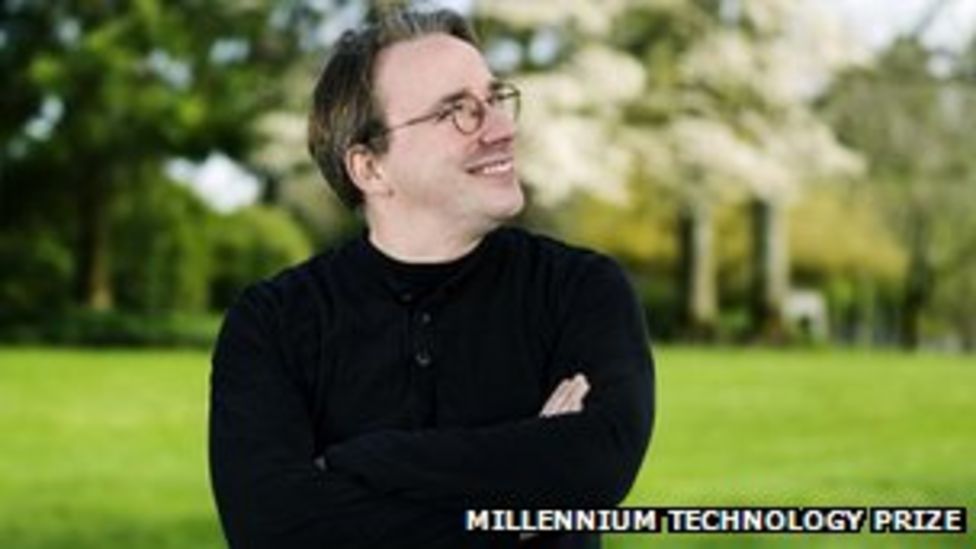 Linux creator Linus Torvalds shares Millennium Technology Prize - BBC News