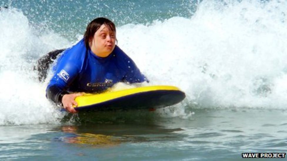 Is surfing therapy for disabled? - BBC News
