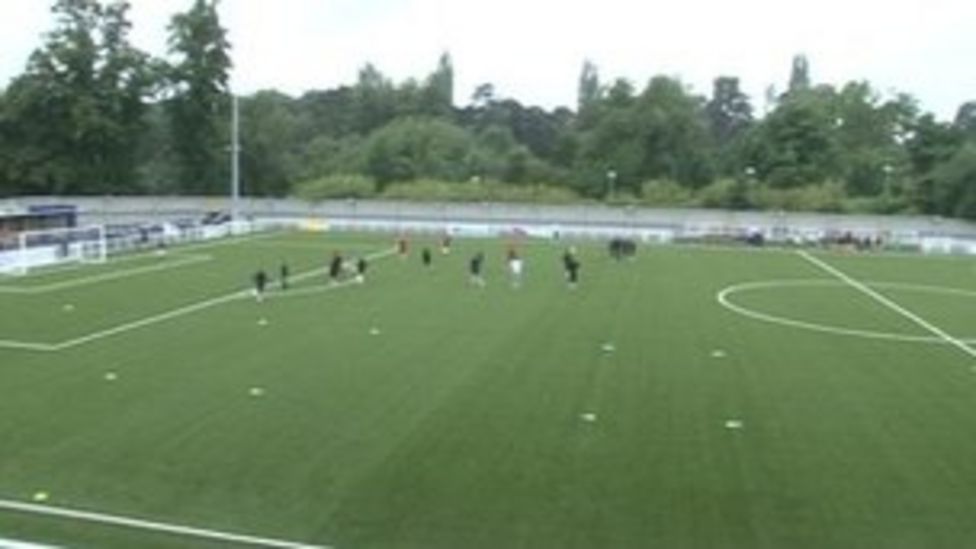 Maidstone United return home to new football stadium - BBC News