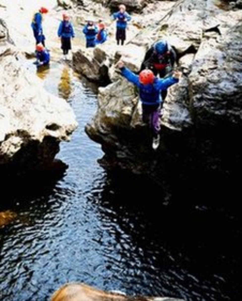 Leap of faith as Ardroy adventure centre is brought back to life - BBC News