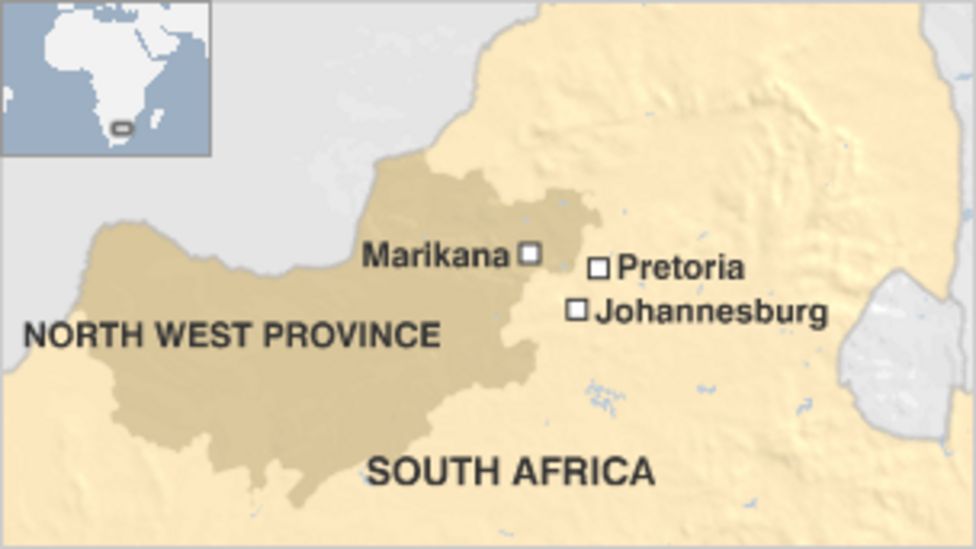 South Africa remembers dead at Lonmin's Marikana mine - BBC News