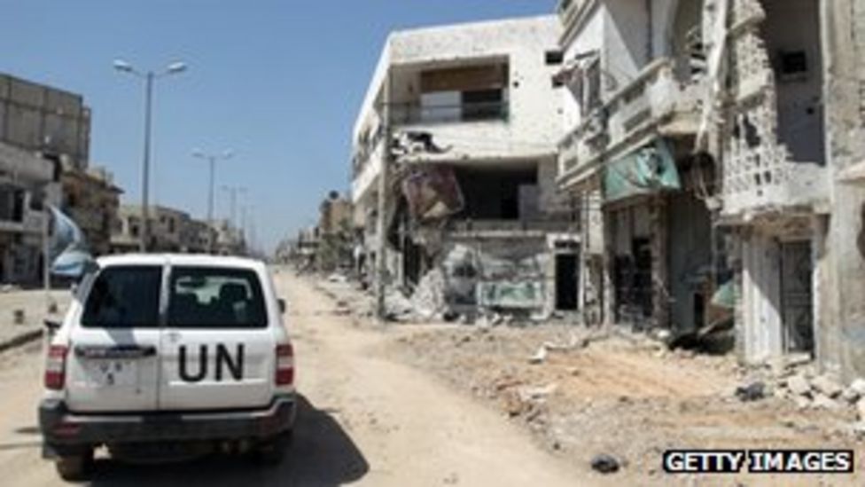 UN Syria observer mission over, says Security Council - BBC News