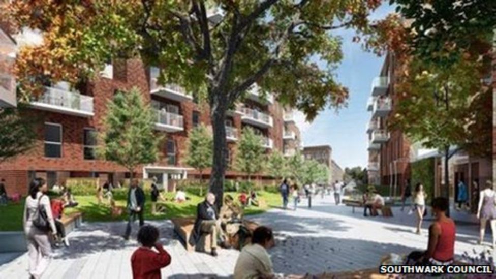 Heygate Estate residents fight compulsory purchase order - BBC News