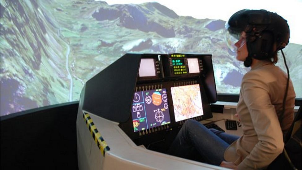 BAE unveils Striker II night vision helmet for fighter pilots - BBC News