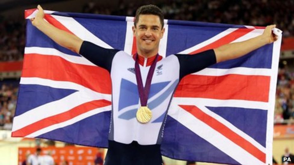 Paralympic gold medallist Mark Colbourne a 'great role model' - BBC News