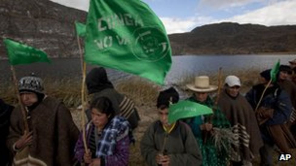 Peru state of emergency over Conga mine to expire - BBC News