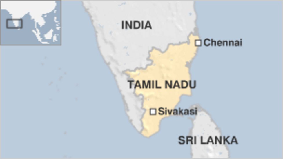 Blaze at India fireworks factory 'kills 34' - BBC News