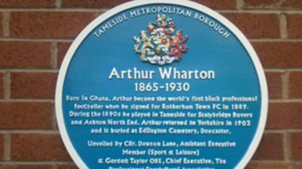 Arthur Wharton: Plaque for first black footballer - BBC News