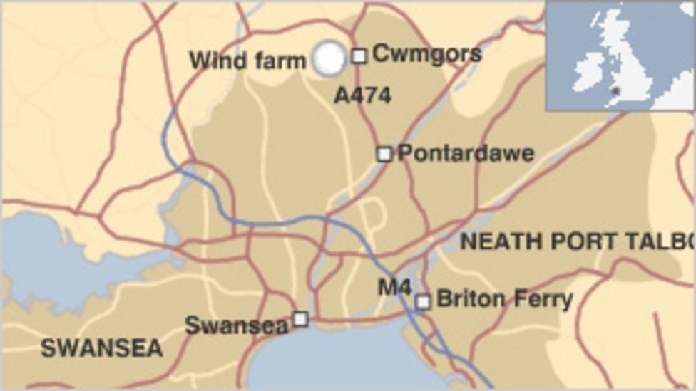 Mynydd y Betws wind turbine convoy impact fears for Pontardawe - BBC News
