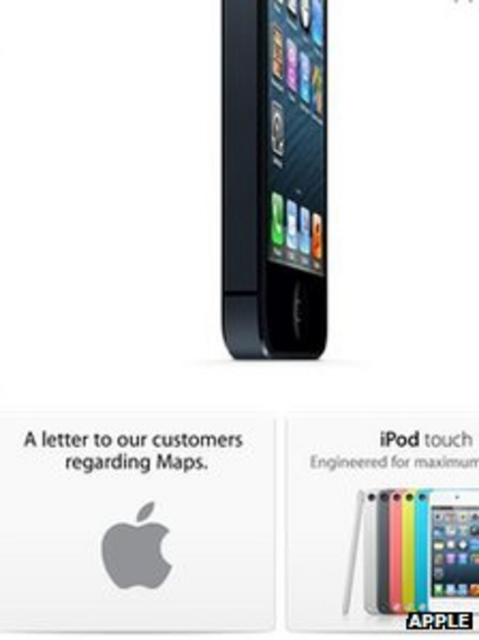 Apple apologises for Maps switch 'frustration' - BBC News
