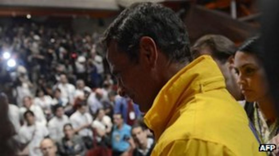 Hugo Chavez celebrates re-election in Venezuela - BBC News