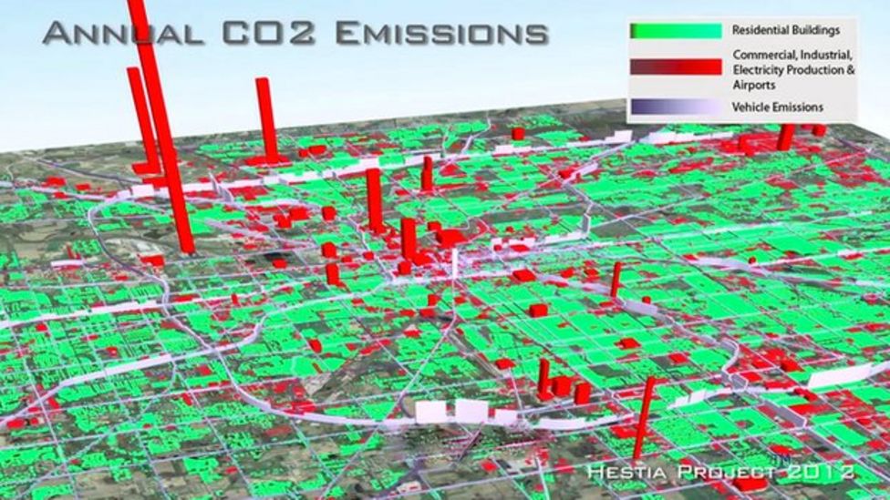 US researchers map carbon emissions at street level - BBC News