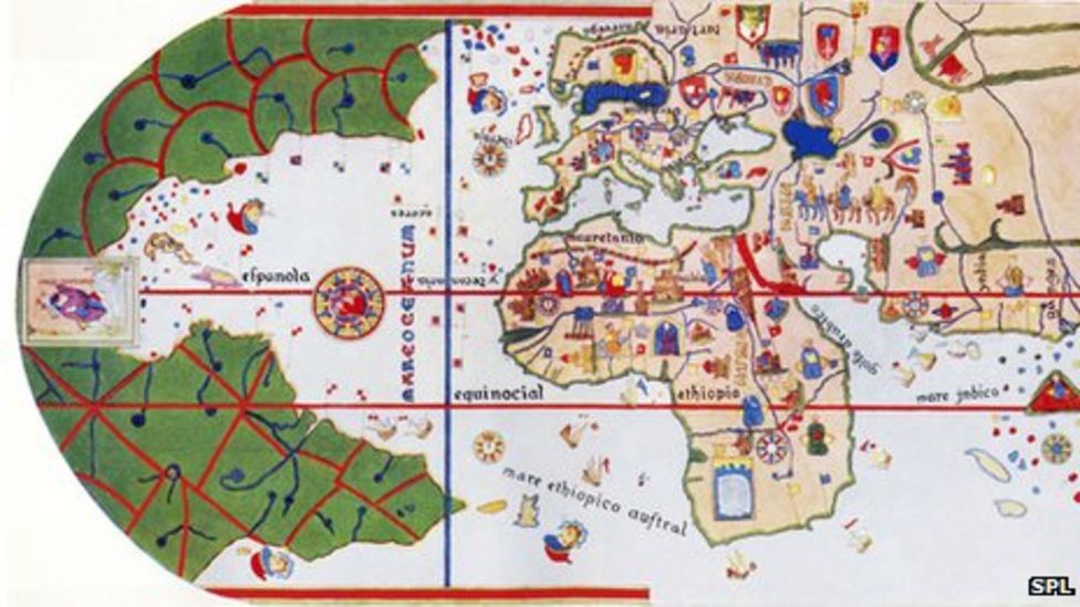 Why modern maps put everyone at the centre of the world - BBC News