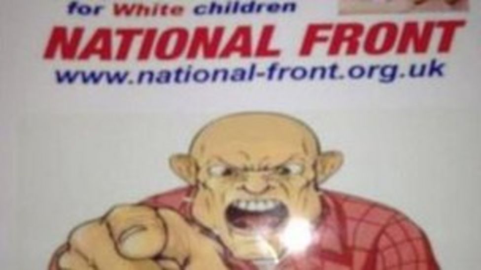 Two men arrested in Belfast over National Front leaflets - BBC News