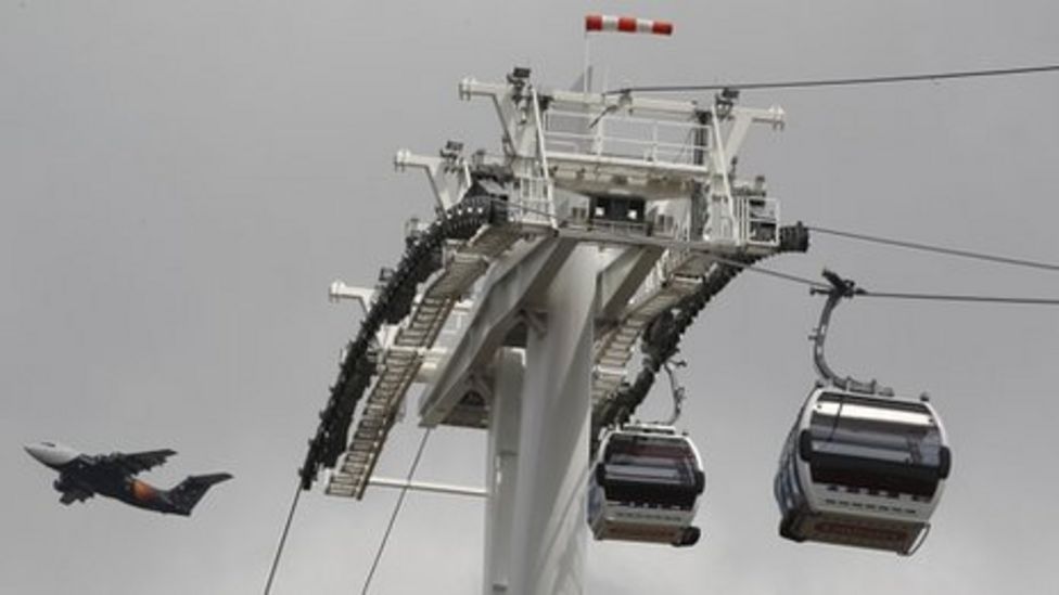London cable car to be sponsored by technology firm IFS - BBC News