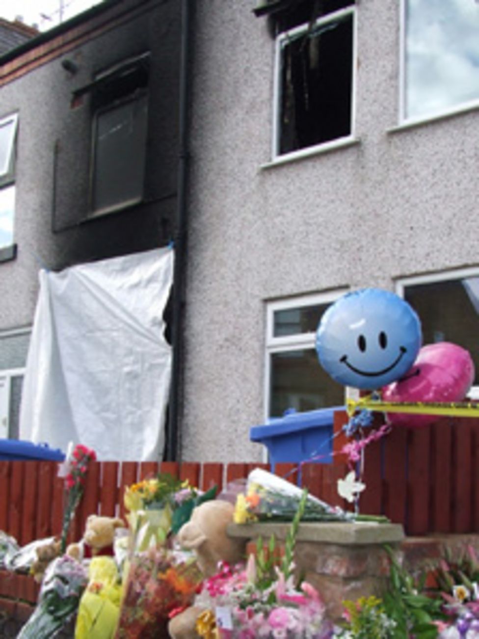 Prestatyn fire murder victims named by North Wales Police - BBC News