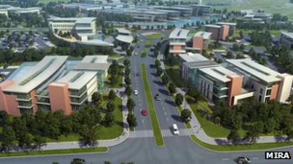 Nuneaton's MIRA park home for Lockheed Martin UK - BBC News