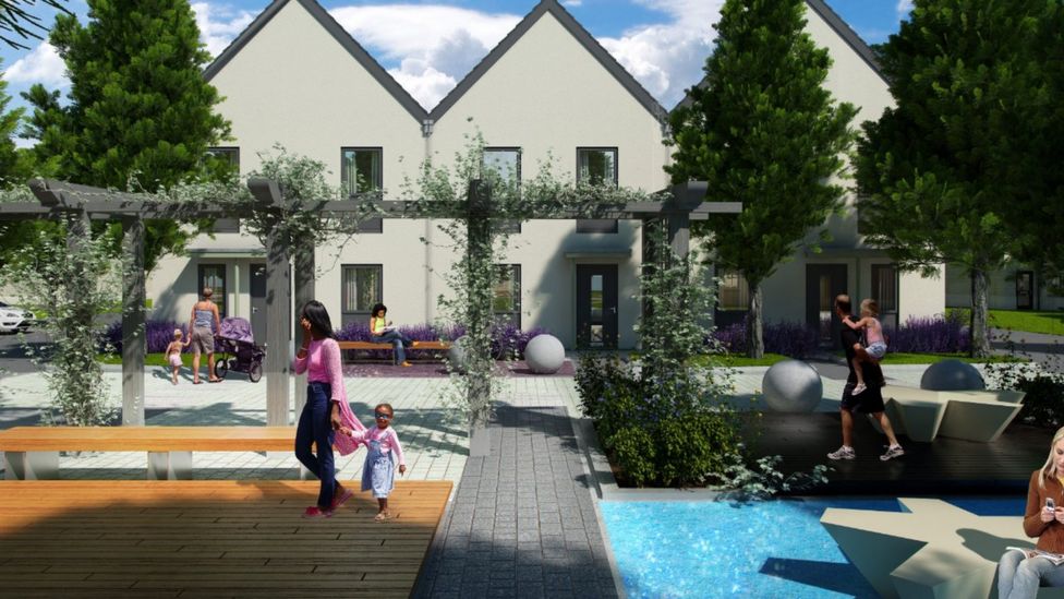 Designers create the 'impossible' zero-carbon house - BBC News