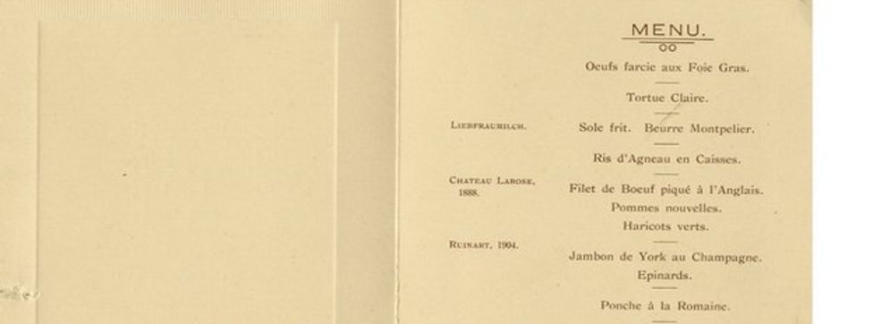 Two Titanic menus fetch more than £100,000 at auction in England - BBC News