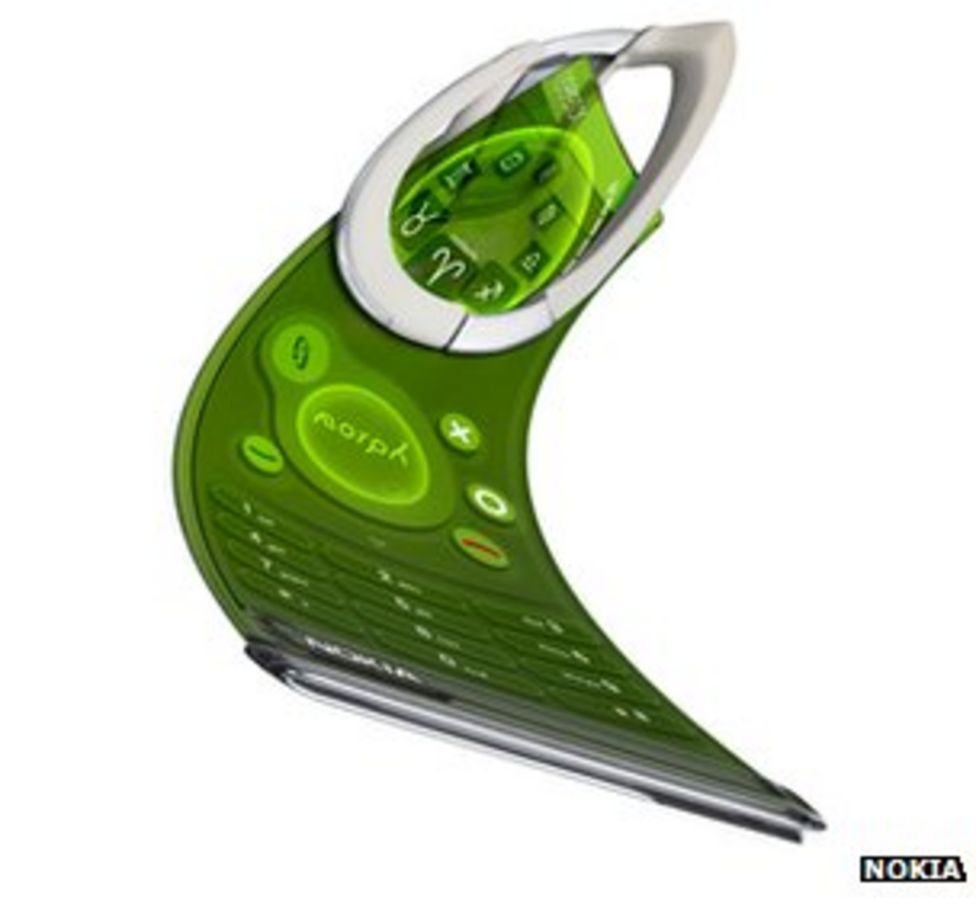 Bend me, shape me: Flexible phones 'out by 2013' - BBC News