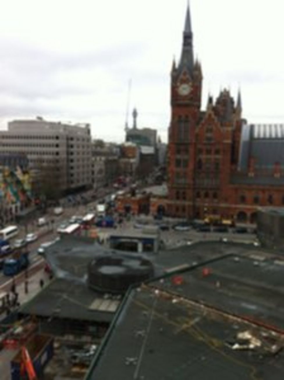 King's Cross redevelopment progresses - BBC News