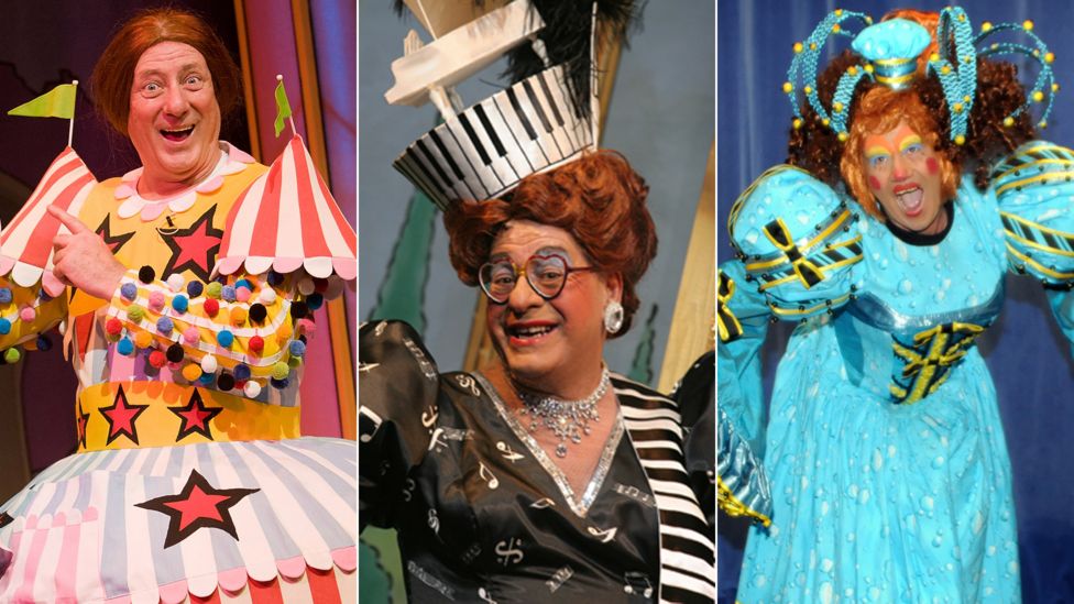 Is this the final curtain for panto dame wigs? - BBC News