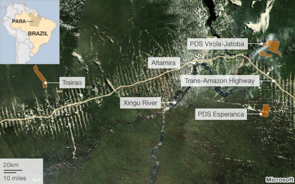 Brazil settlers in land disputes over Amazon farming - BBC News
