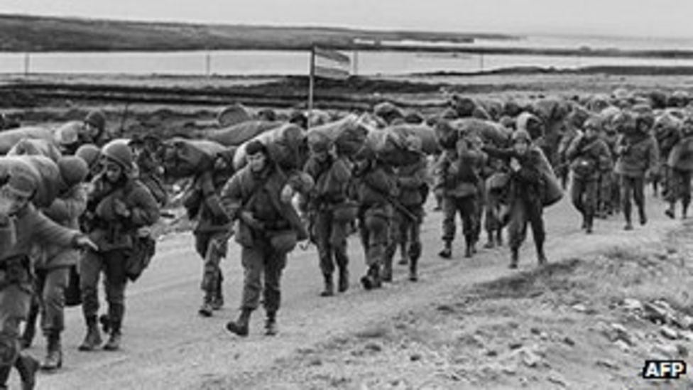 Falklands invasion 'surprised' Thatcher - BBC News