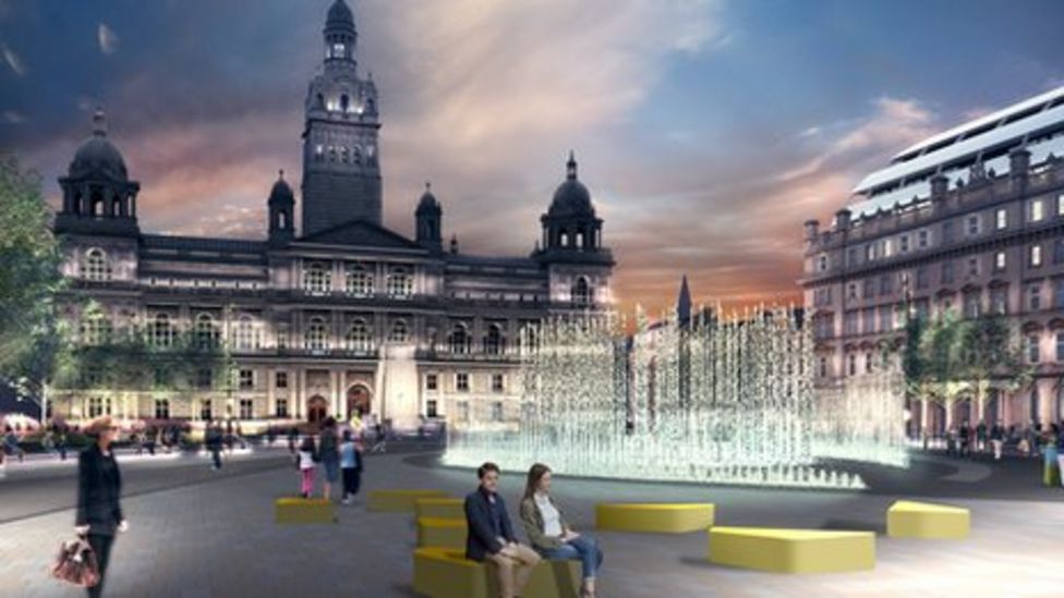 George Square redesign: Council drops radical revamp plan - BBC News