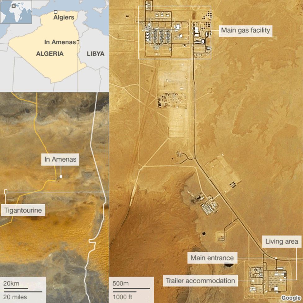 Hostages missing after Algeria raid on In Amenas plant - BBC News