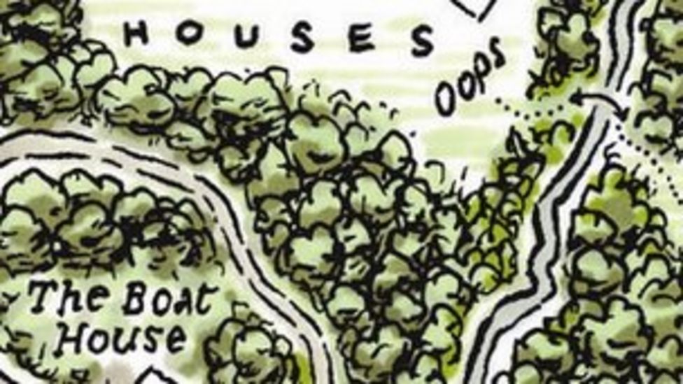 Artist creates new maps of Skye and Portree - BBC News