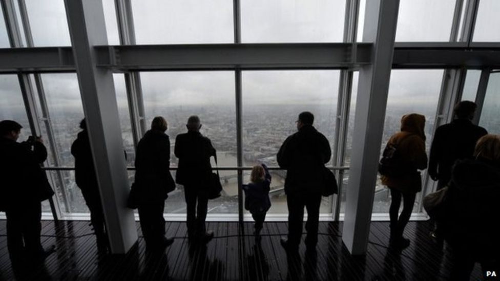 London's Shard skyscraper observation deck opens to public - BBC News