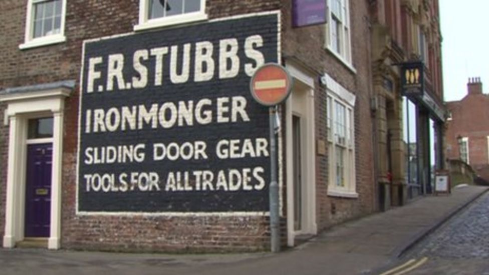 What is the future for the North East's 'ghost signs'? - BBC News