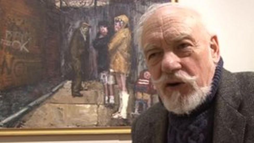 Christopher Fiddes: Belfast Pictures in Northampton - BBC News