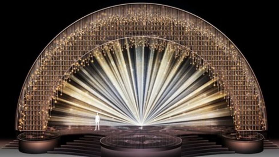 Oscar sets the stage for big night - BBC News
