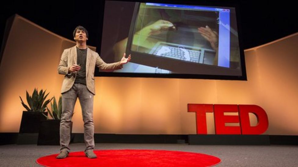 TED 2013: SpaceTop 3D see-through computer revealed - BBC News