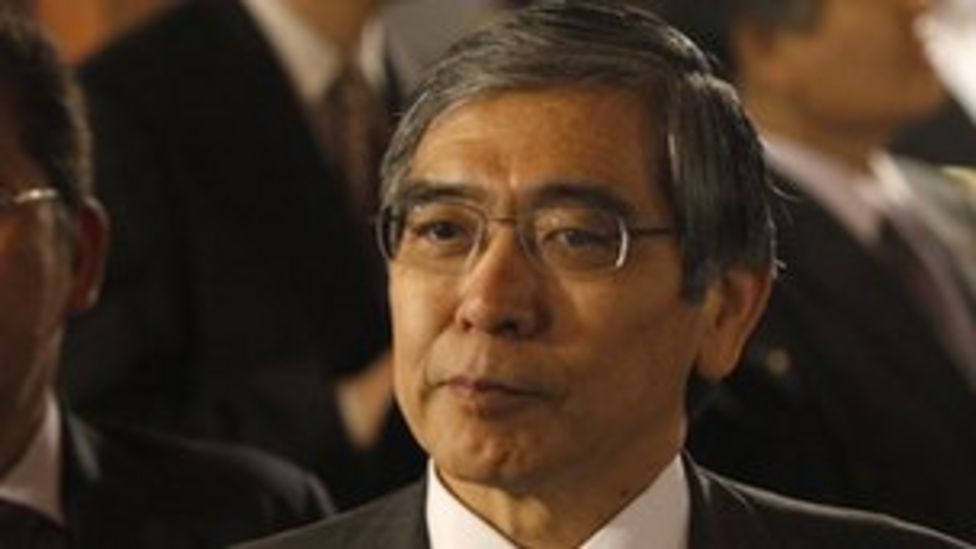 Japan nominates Haruhiko Kuroda as central bank boss - BBC News